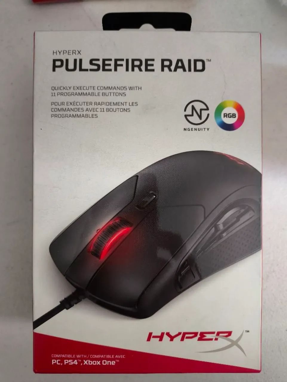 Mouse Gamer HyperX Pulsefire Raid - 11 Botões Programáveis - Periféricos e Acessórios de ...