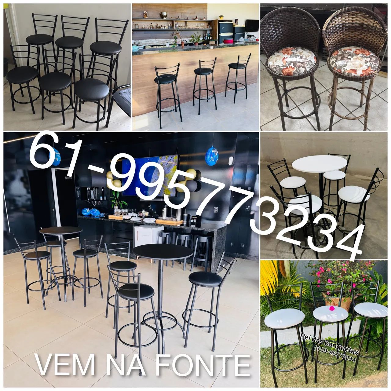 Banqueta Banquetas preço acessível - Bancos e Cadeiras - Setor ...