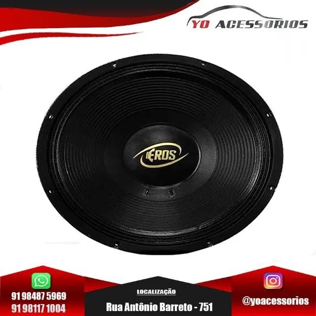 "alto falante eros 15 polegadas" no Brasil