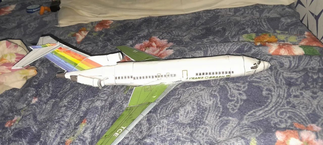 Maquete aviao Boeing 727 papercraft leia - Hobbies e coleções - Montese ...