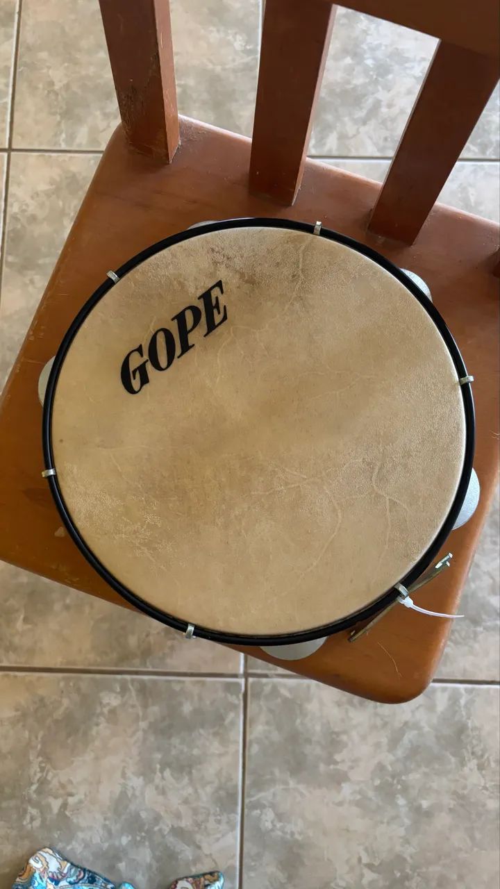 Instrumento musical Pandeiro Gope Novo - Instrumentos musicais - Centro ...