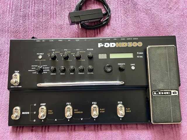 "pedaleira pod hd300" no Brasil