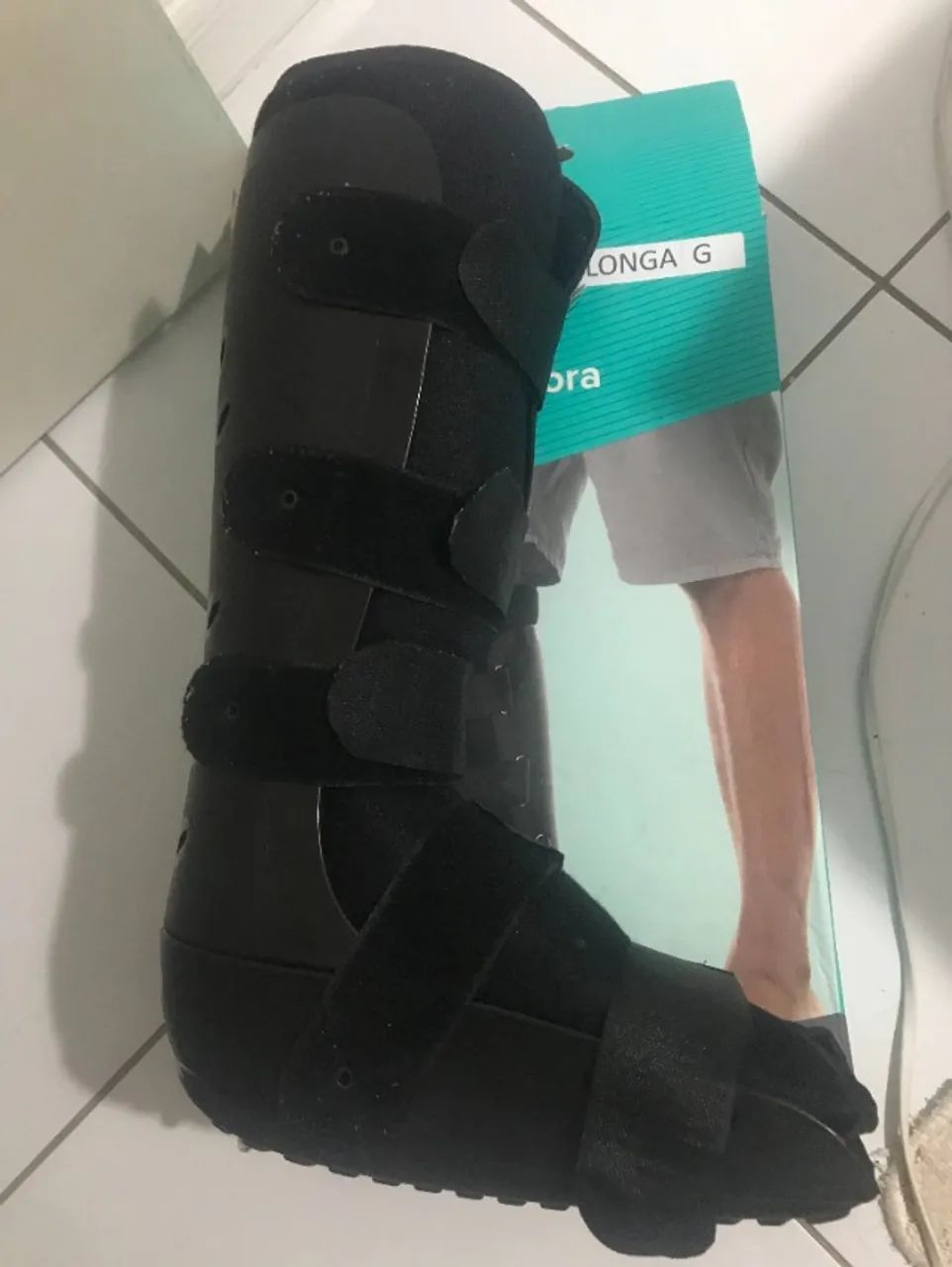 Bota imobilizadora Robocop/Robofoot Chantal tamanho G longo ...