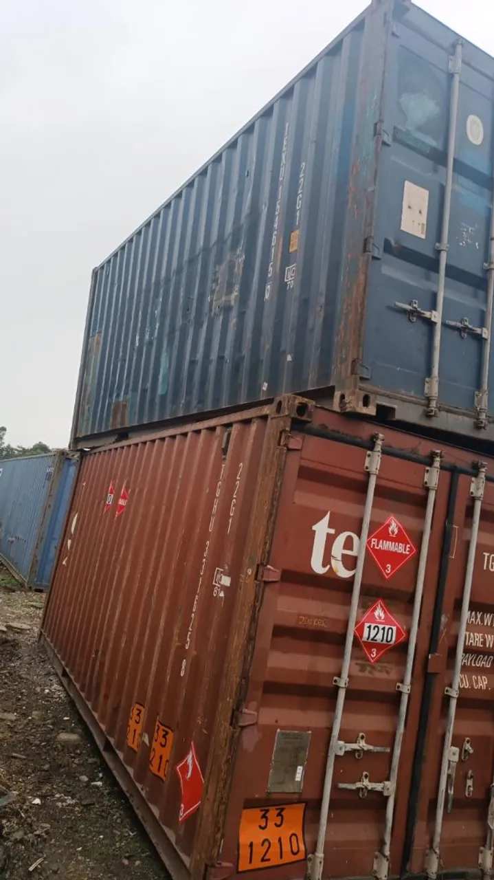 "container 20 pes" no Brasil