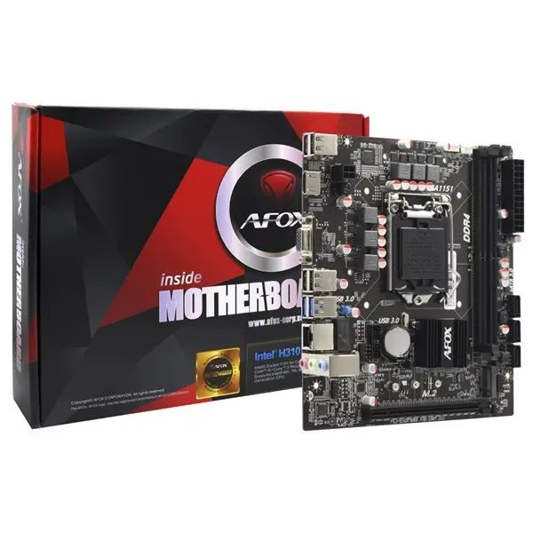 Placa Mãe Afox Ih110d4-ma2 Chipset H110 Intel Lga 1151 Ddr4 - Peças de ...