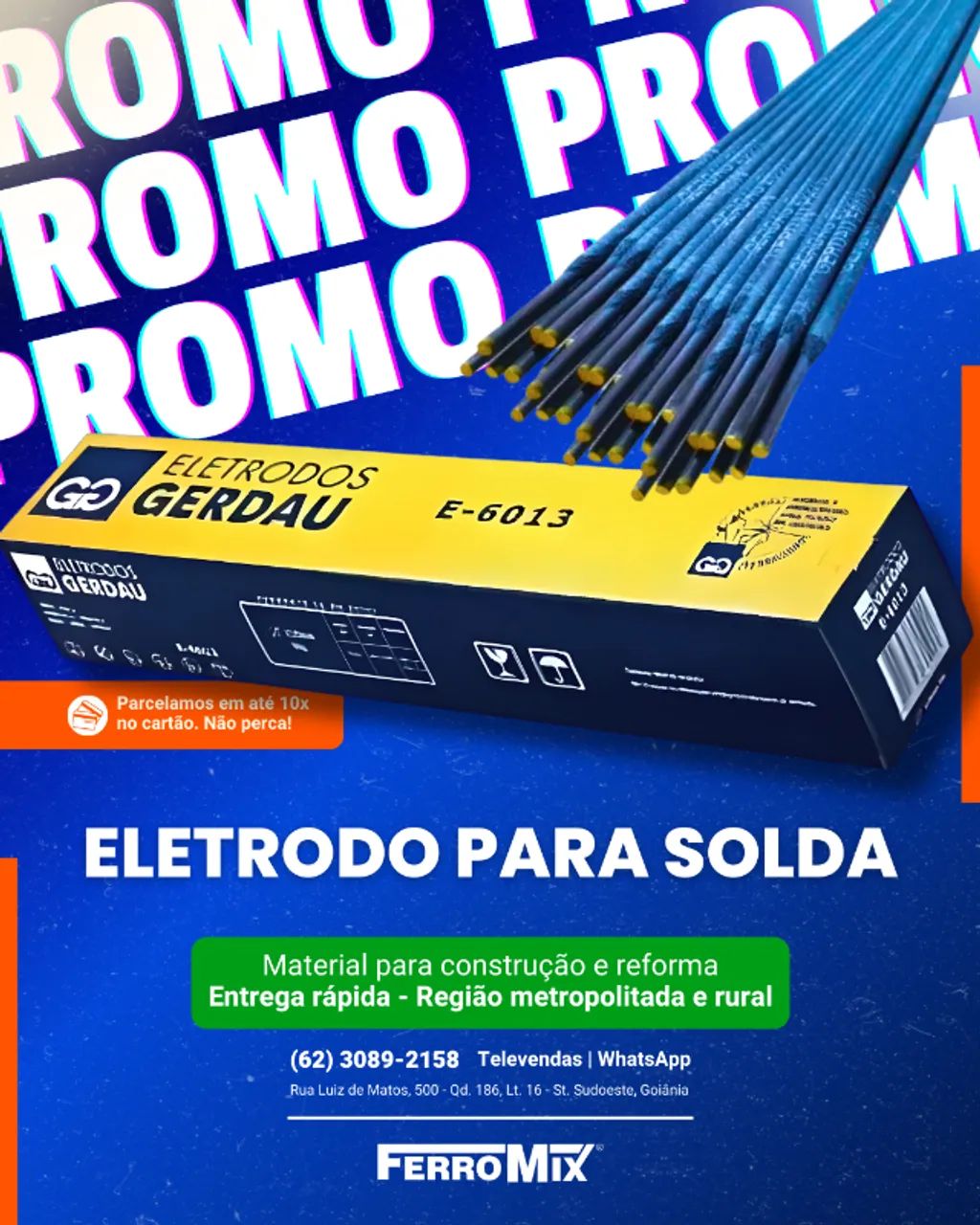 Eletrodo De Solda E6013 Revestido Azul 2,5mm e 3,2mm - Gerdau - 5kg ...