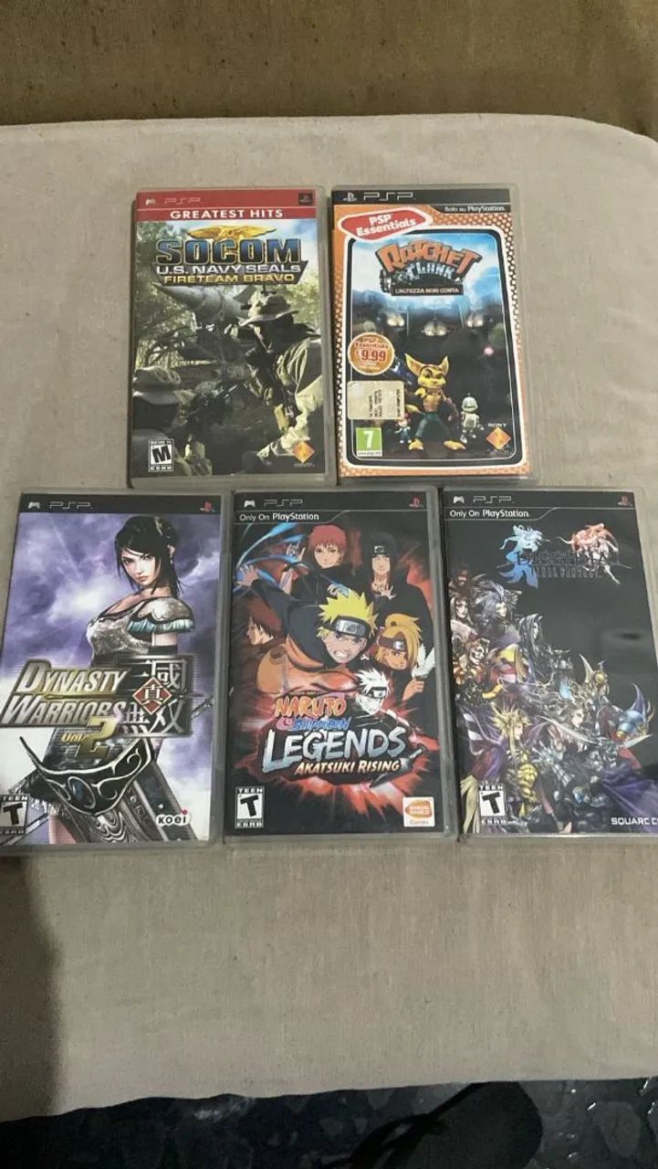 Psp verde ceramica RARO lindo!!! Com jogos. - Consoles de Vídeo Game ...