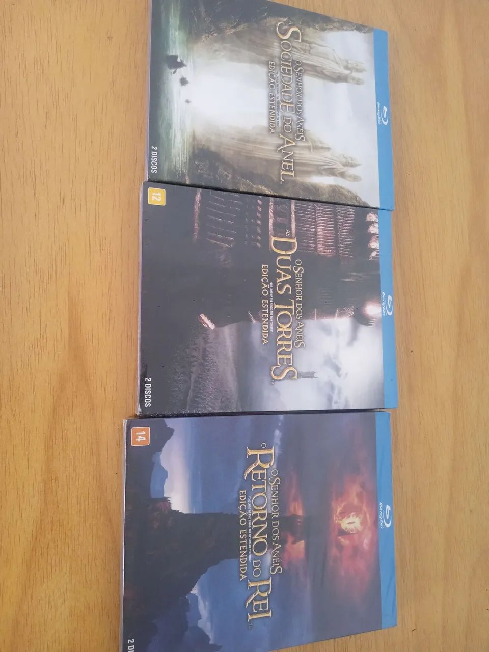 O Senhor dos Anéis trilogia- Blu Ray versão estendida - CDs, DVDs etc - Anhanguera, Praia Grande ...