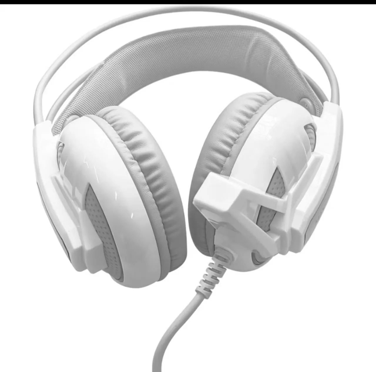 Headset Gamer com Microfone - Branco e RGB - Fones de Ouvido - Centro ...