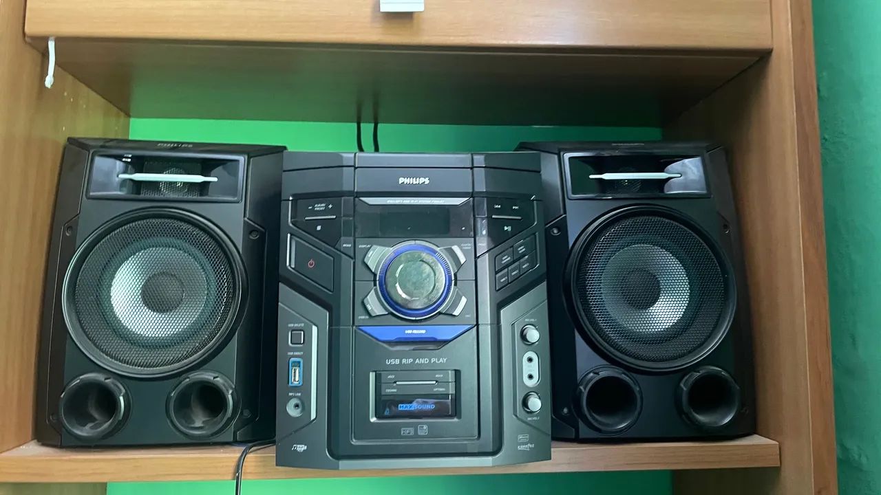 Mini System Hi-Fi c/MP3 Phillips - Aparelhos de Som - Havaí, Belo ...