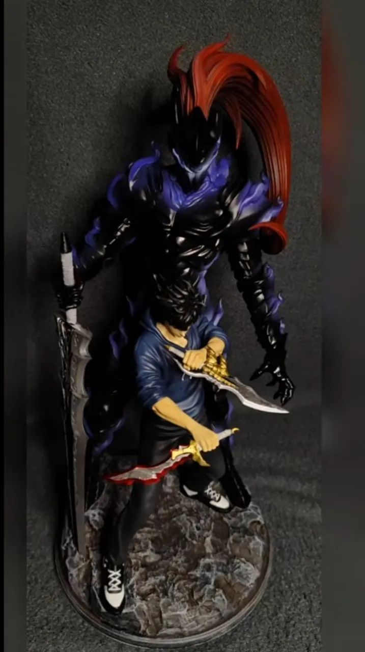 Action Figure Solo Leveling - Sung Jin-woo e Igris - Hobbies e coleções ...