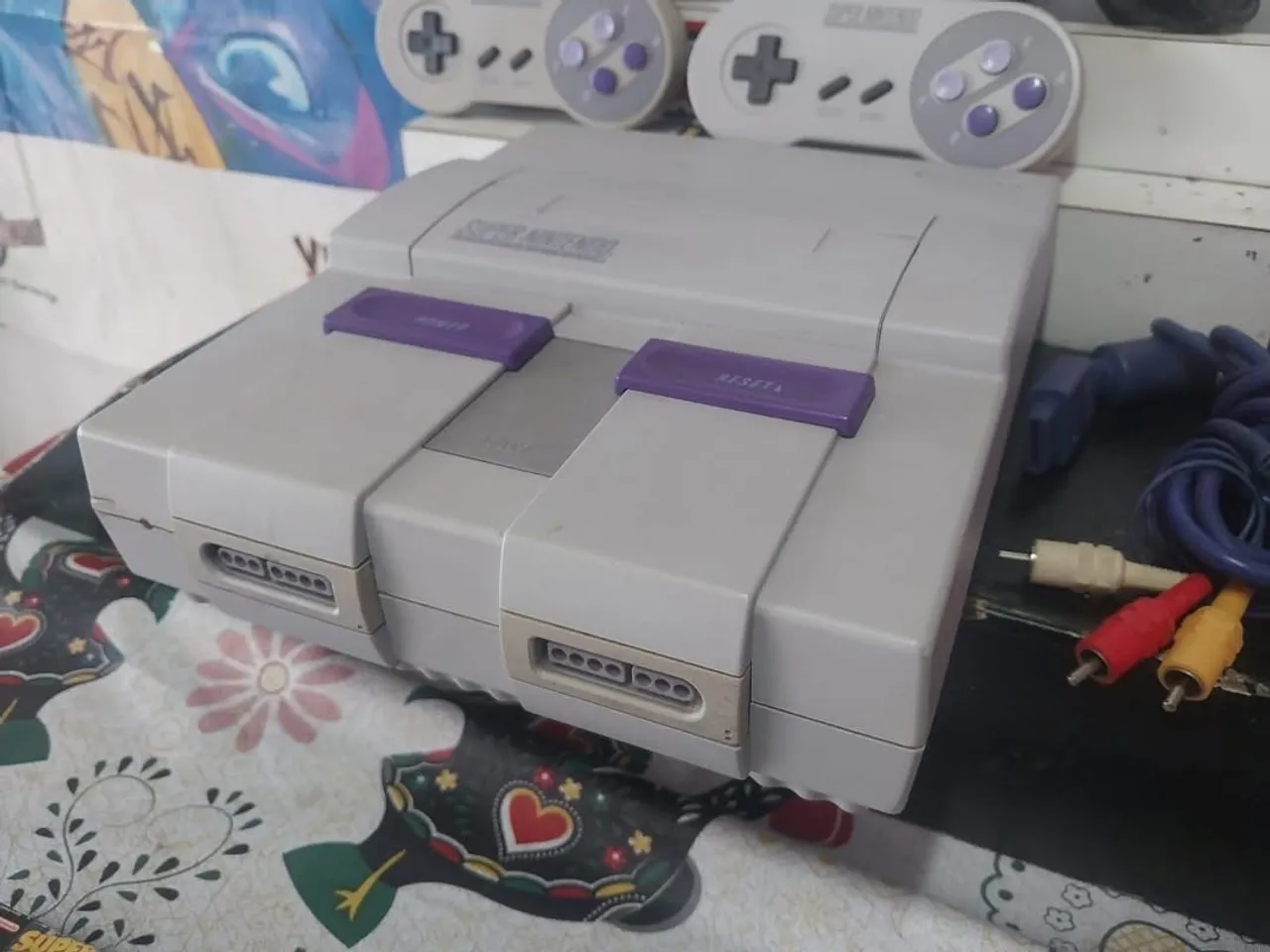 "super nintendo original" no Brasil