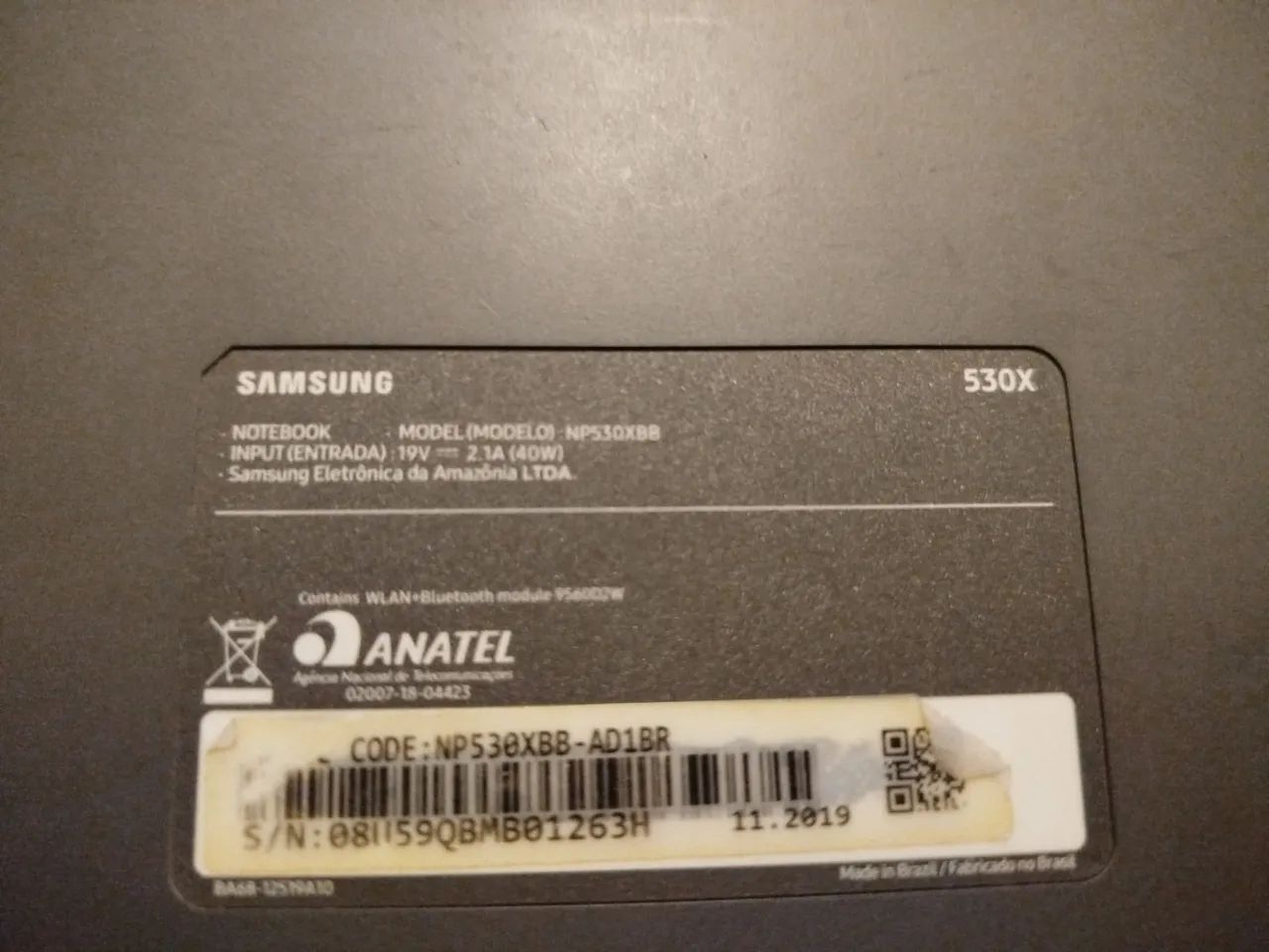 Notebook Samsung 530xbb Celeron n4000 cpu a 1.1ghz. - Notebooks - Jurunas, Belém 1467910216 | OLX