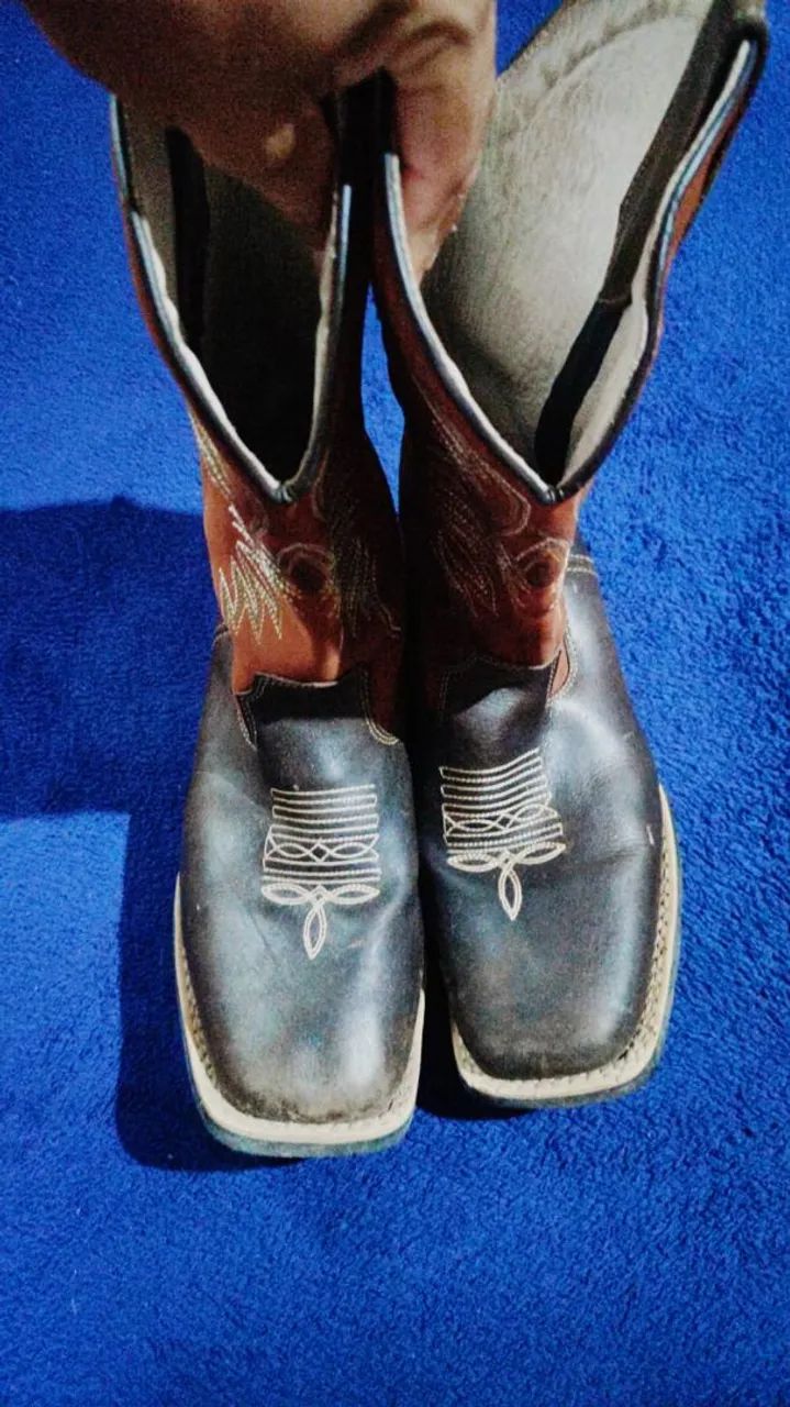 Bota Texana Nº 43 - Couro legítimo - Calçados - Zumbi dos Palmares ...