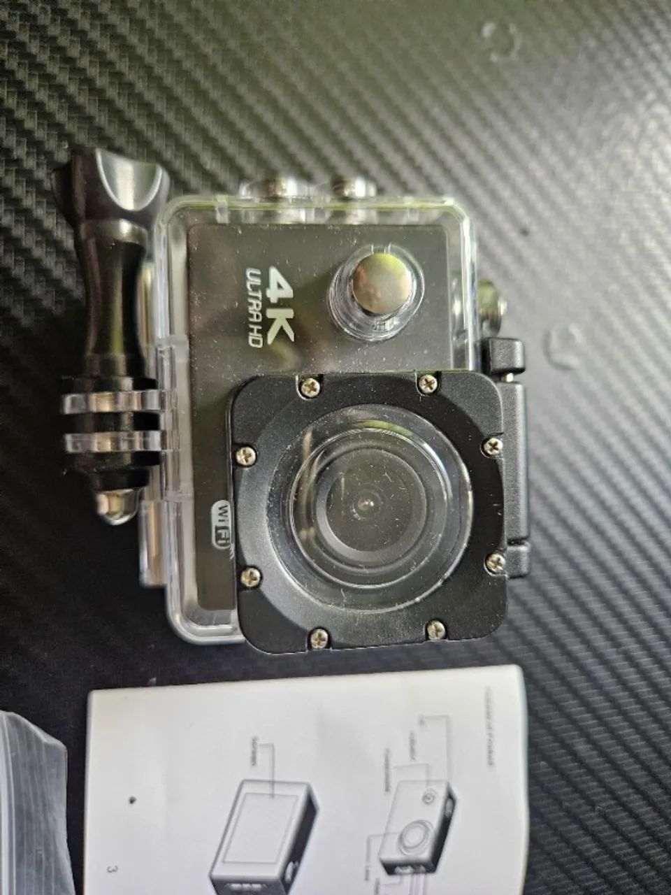 Action Cam 4K Wifi - Para Capacete, Bike e Mergulho - Completa no Kit - Câmeras e Filmadoras ...