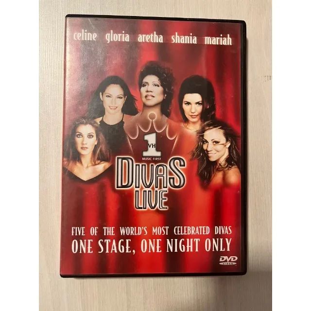DVD CELINE DION, GLORIA ESTEFAN ARETHA FRANKLIN, SHANIA TWAIN, MARIAH CAREY - DIVAS LIVE - CDs ...