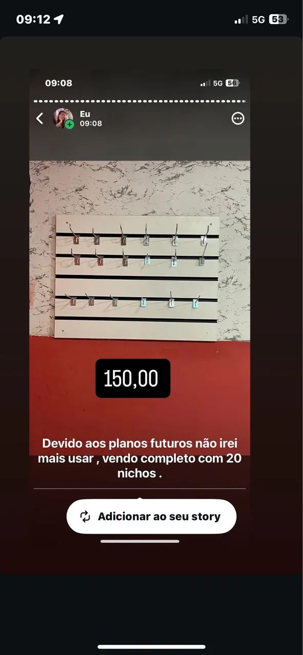 Vendo painel com Nichos pra loja - Móveis Para Organização - Bonsucesso ...
