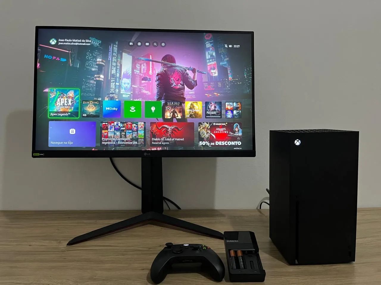 Xbox Series X + Monitor LG UltraGear 27? 144Hz ? Setup Gamer Completo ...