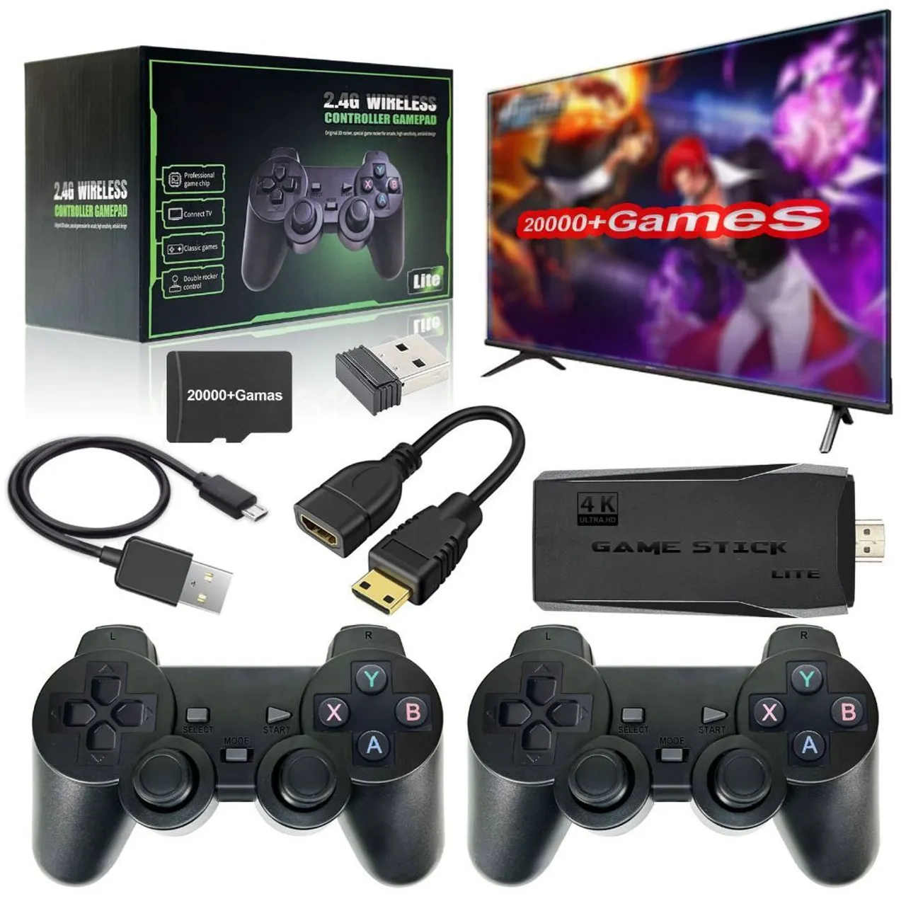 "game stick 4k" - Consoles de Vídeo Game no Brasil