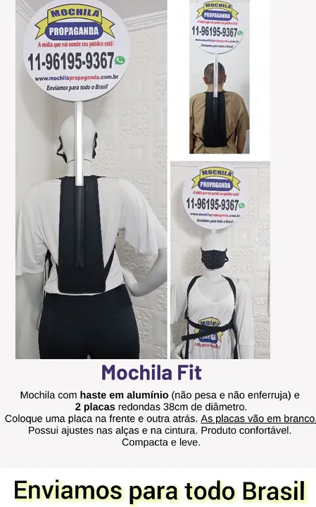 "mochila pirulito" no Brasil