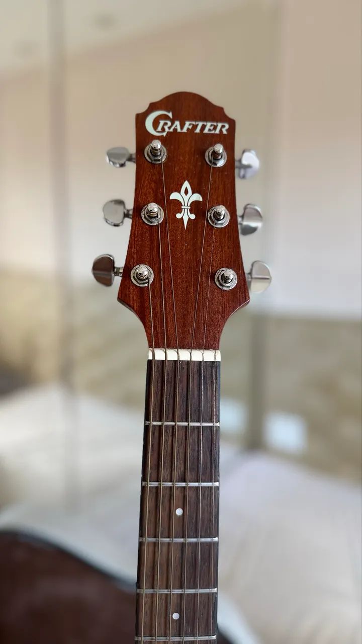 Violão Elétrico Crafter Hd-100ce Mh/op.br Marrom - Instrumentos ...