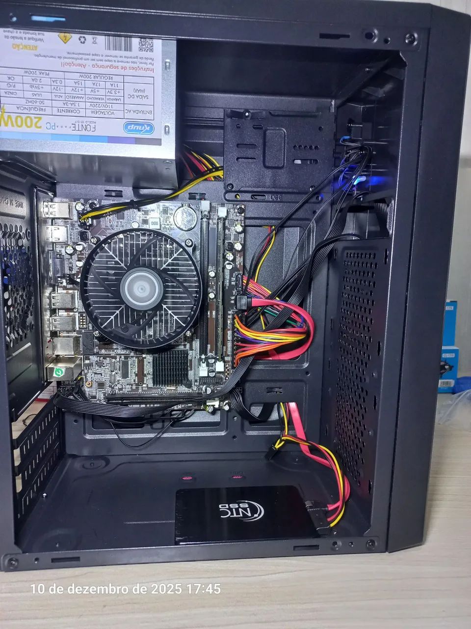 Cpu cord i5-650 3.2 ghz 8gb ssd 128gb Windows 11 pacote office 2016 ...