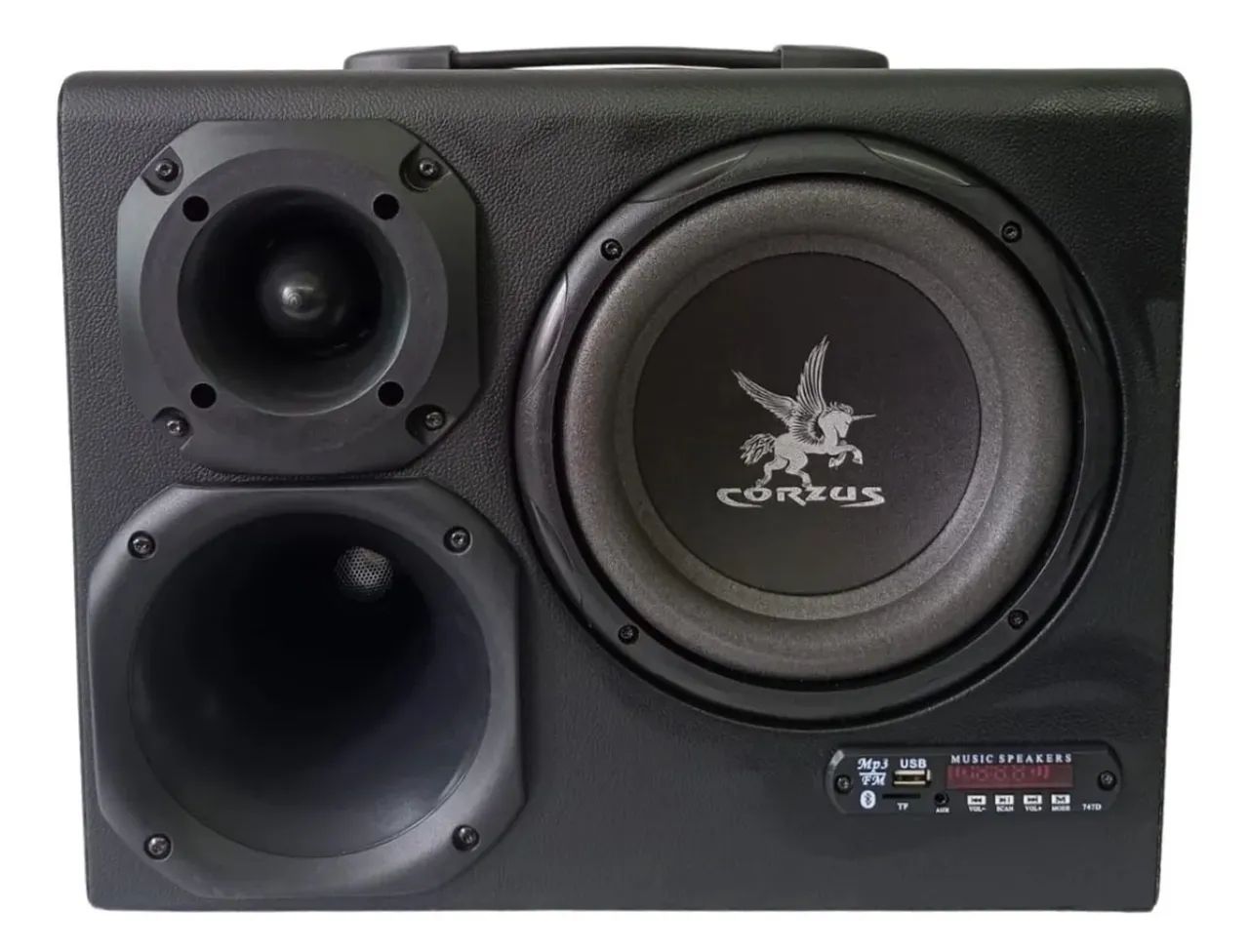 Caixa Amplificada Corzus 300w Subwoofer Preto Bluetooth, Usb, Sd, Fm ...