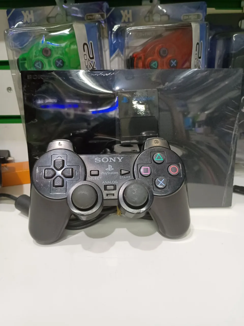 "controles de ps2 original" - Consoles de Vídeo Game no Brasil