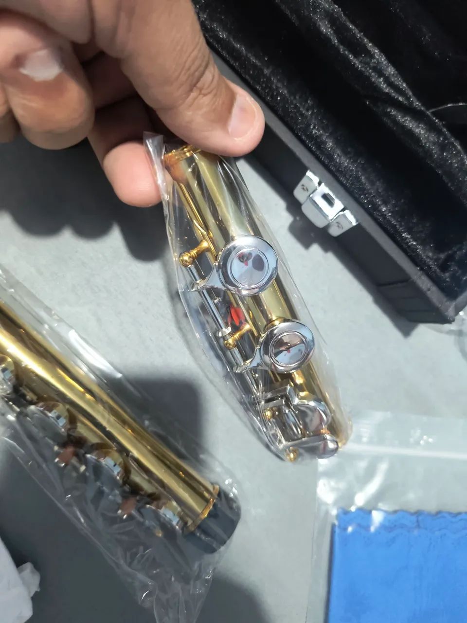 Flauta transversal dourada - Instrumentos musicais - Jardim São Paulo ...