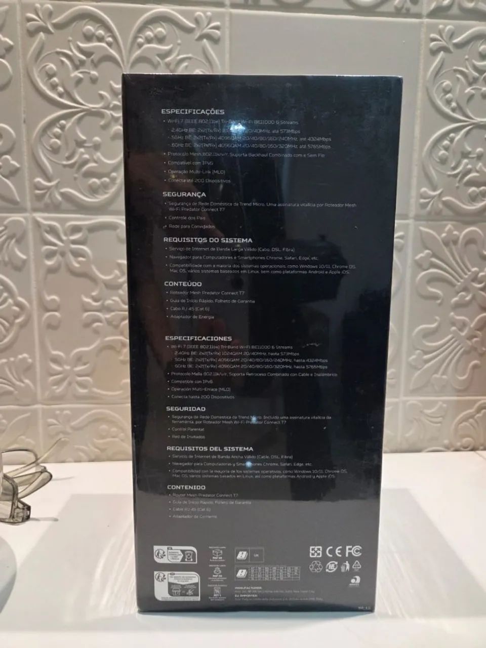 ROTEADOR GAMER ACER PREDATOR CONNECT T7 - WI-FI 7 | NOVO LACRADO ...