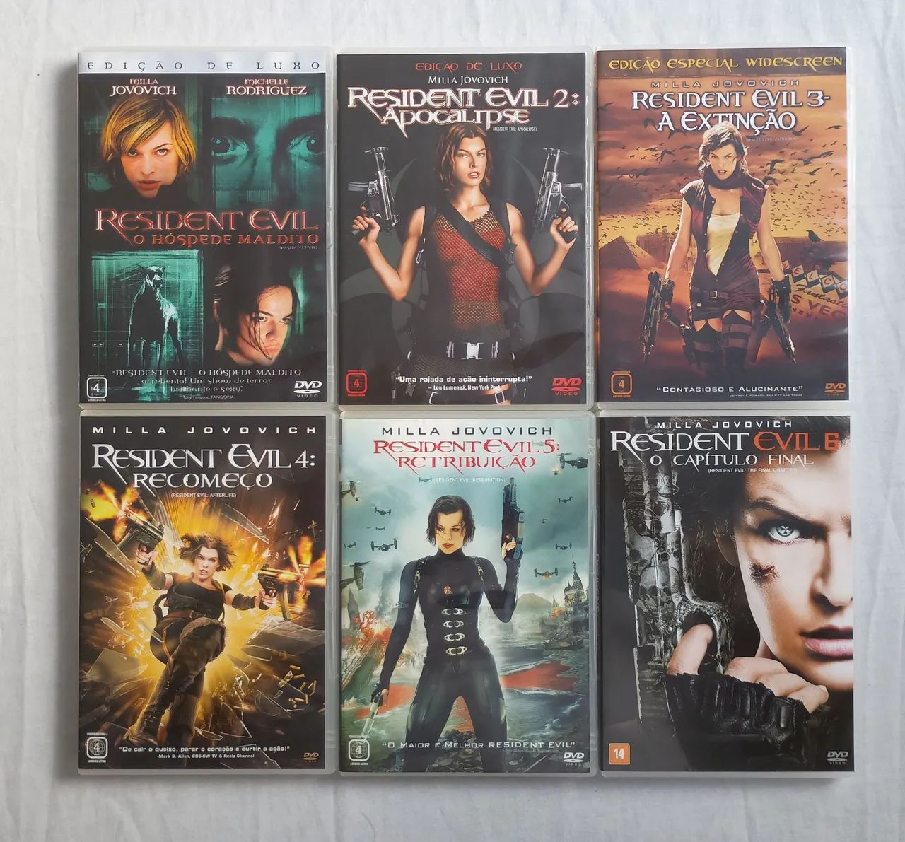 Coleção Resident Evil - DVD - 6 Filmes - CDs, DVDs etc - Felícia ...