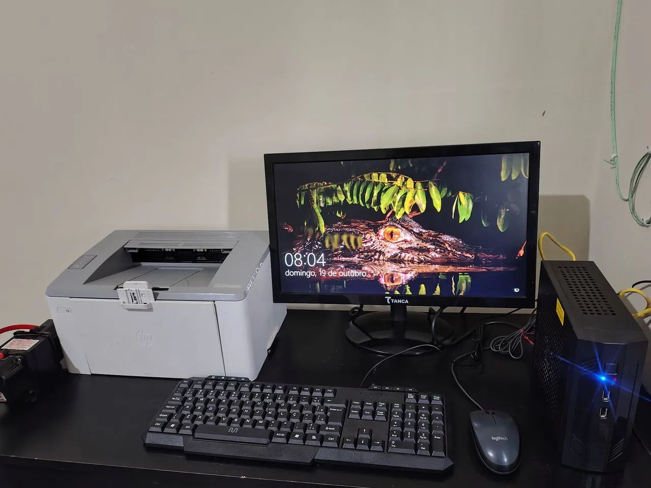Kit Completo Informática (CPU Elgin+Monitor Led Tanca+Impressora HP ...