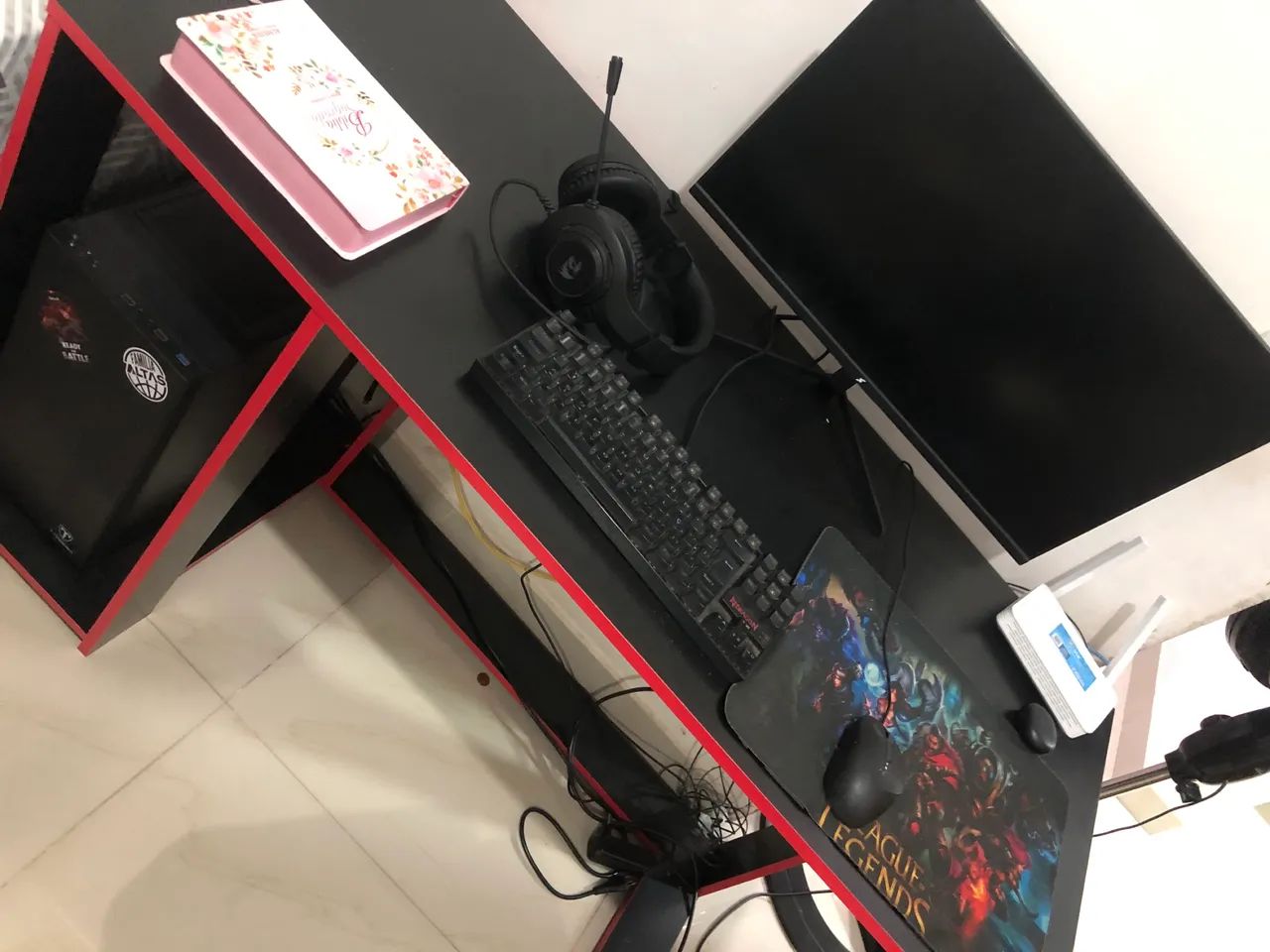 Pc Gamer c/ mesa e cadeira ergonômica - Computadores e Desktops ...