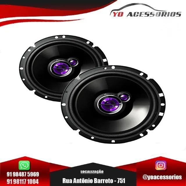 "pioneer triaxial 6 polegadas" no Brasil