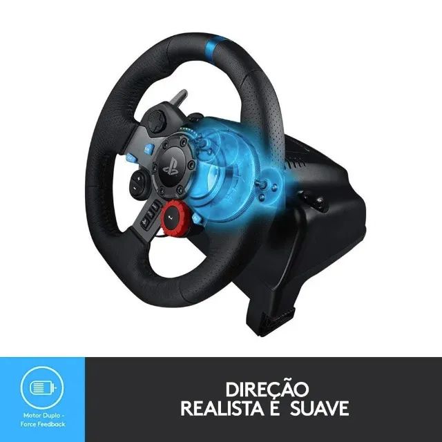 Volante Logitech G29 Driving Force para PS5, PS4, PS3 e PC, 12x 154,62 ...