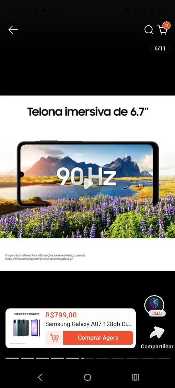 Celular Samsung Galaxy AO7 4 gb 128 - Celulares e Smartphones - Santa ...