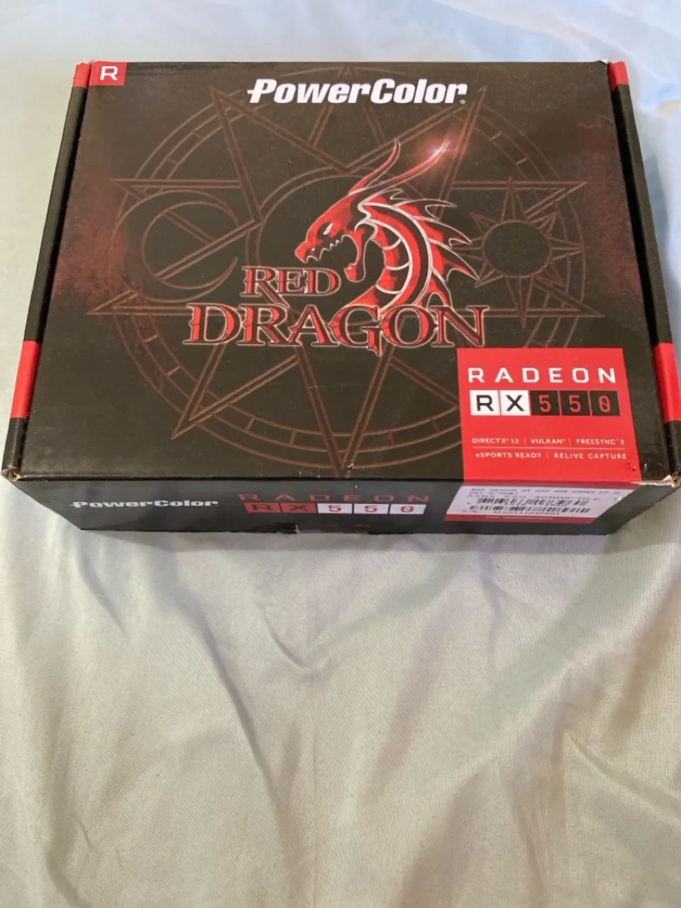 Placa de Vídeo PowerColor Red Dragon Radeon RX 550 - Placas de Vídeo - Vila Scintila, Queimados ...