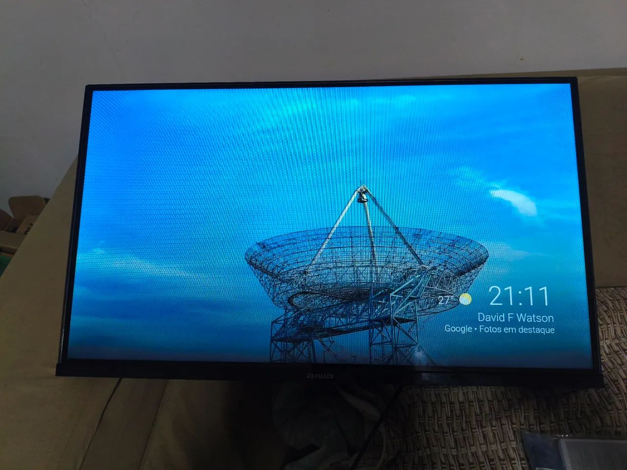 Smart TV Led 32 Polegadas com Android, Wi-Fi, HD, Borda infinita, Aiwa ...