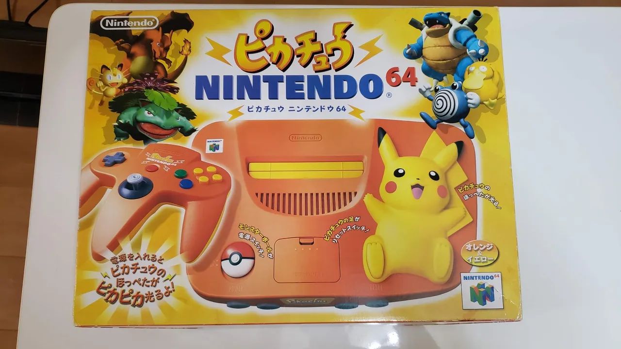 "nintendo 64 pikachu" no Brasil