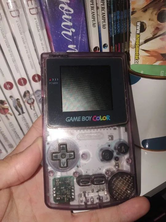 Game boy Color Transparente + Pokémon Yellow Japonês Original ...