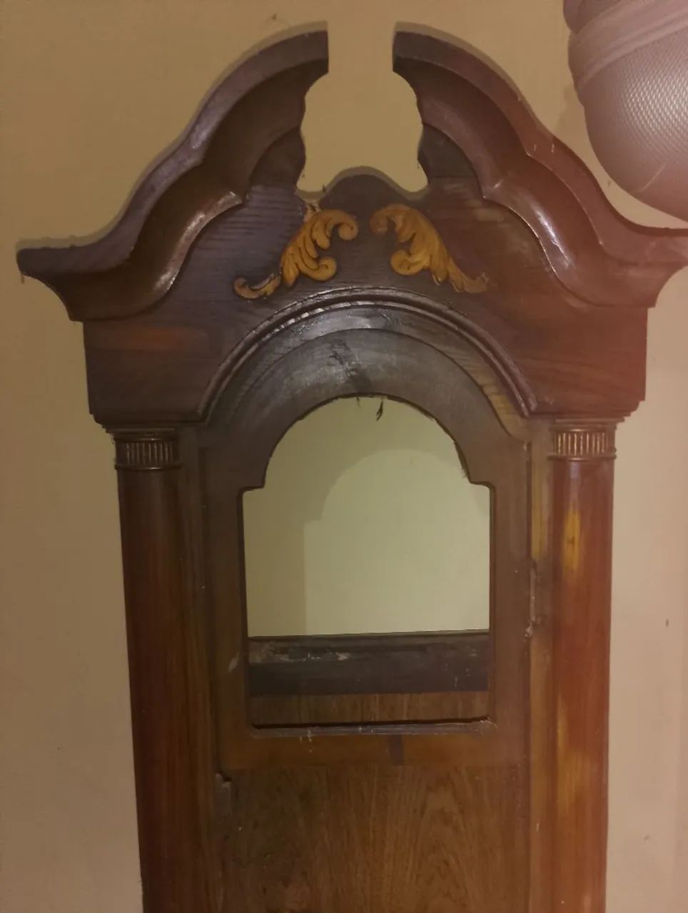 Relógio de Chão Estilo Clássico para Restauro ou Decoração. Desmontado ...