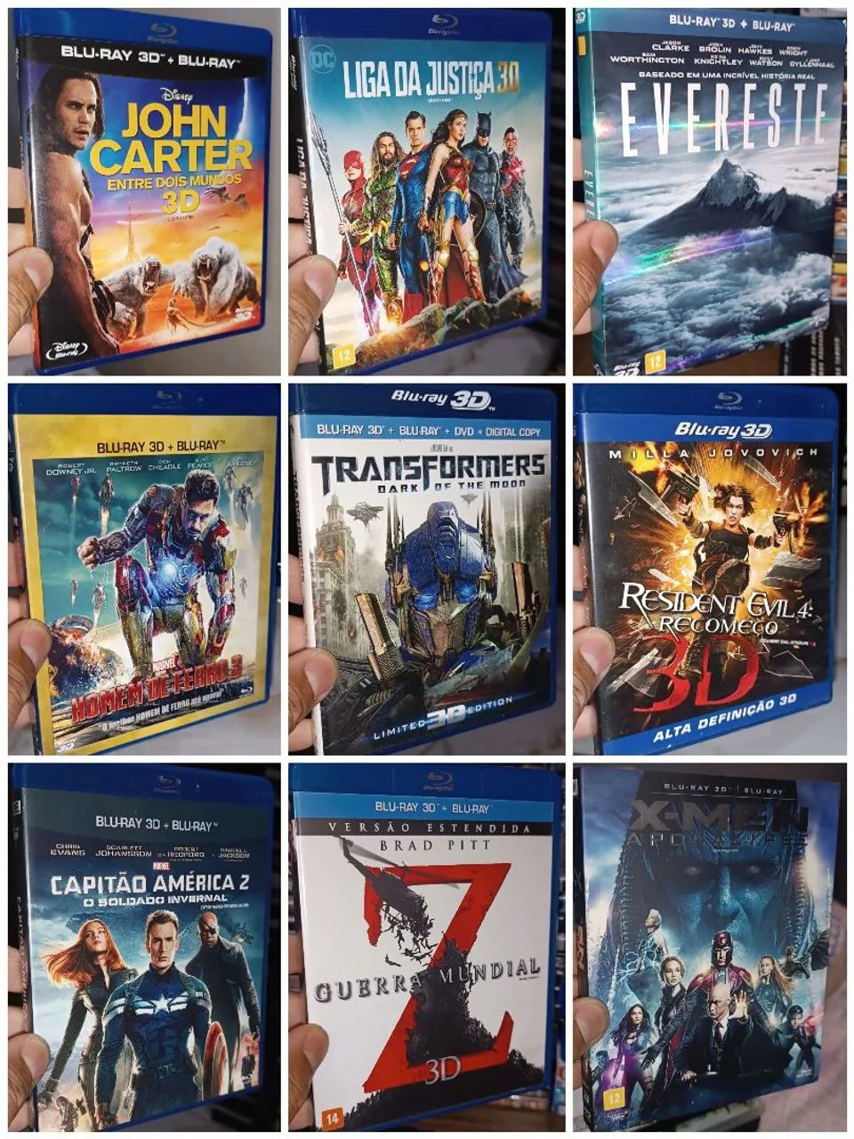Blu ray Originais com Opções 3d e 2d - CDs, DVDs etc - Complexo do ...