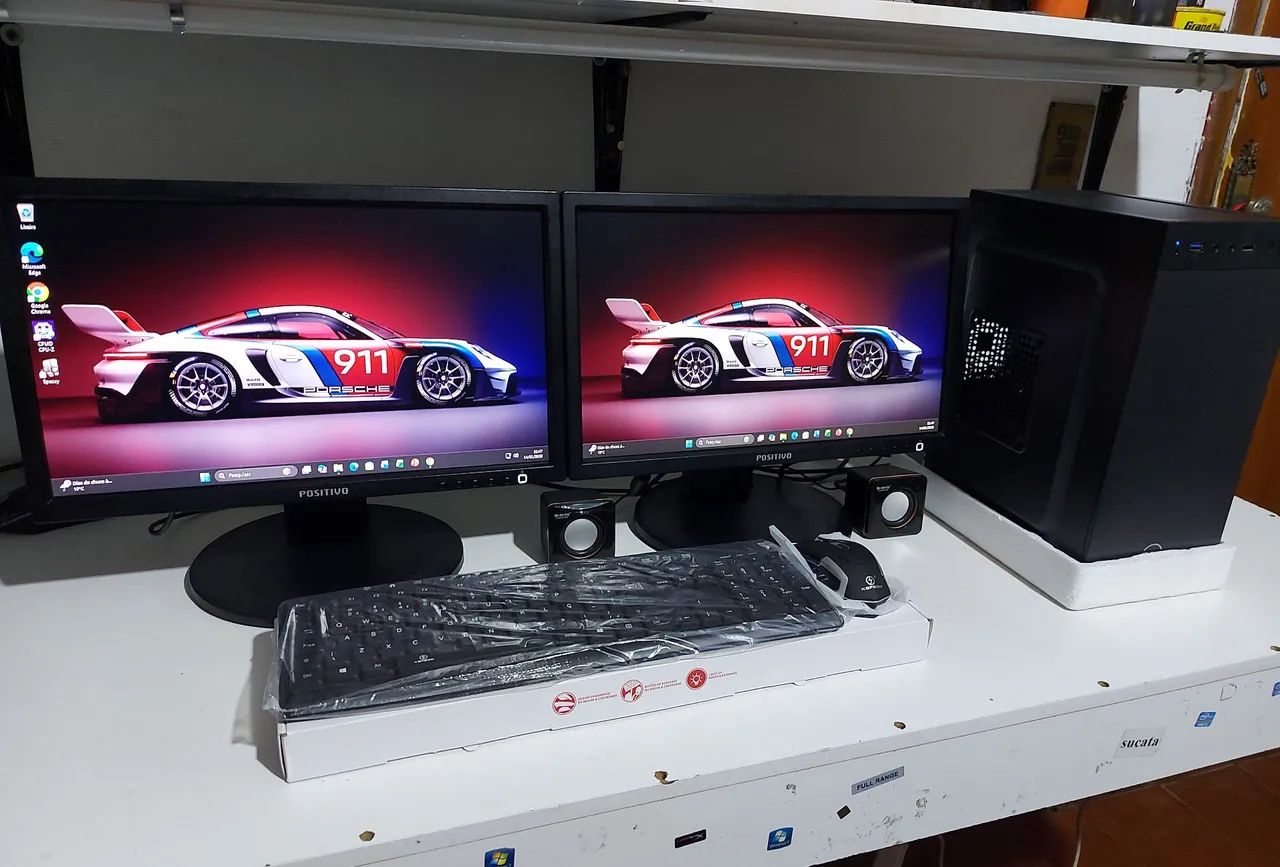 Pc Computador Completo intel Core i5 10°Geração com 2 Telas. Novo ...