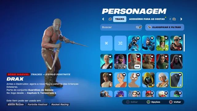 "contas do fortnite" no Brasil