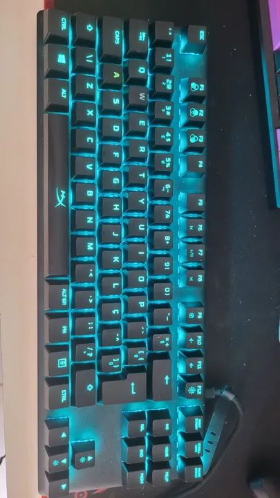 Teclado HyperX Alloy Origins Core e Mouse Harpoon RGB Pro (com fio ...