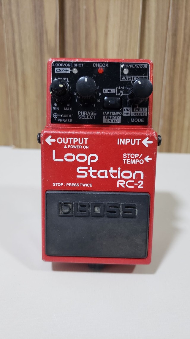 "pedal rc 2 boss" no Brasil