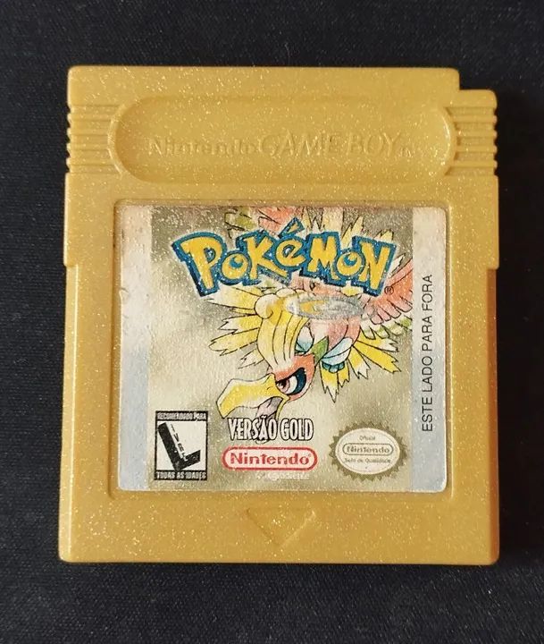 Pokémon Versão Gold - Game Boy Color + Caixa de Proteção - Jogos de ...