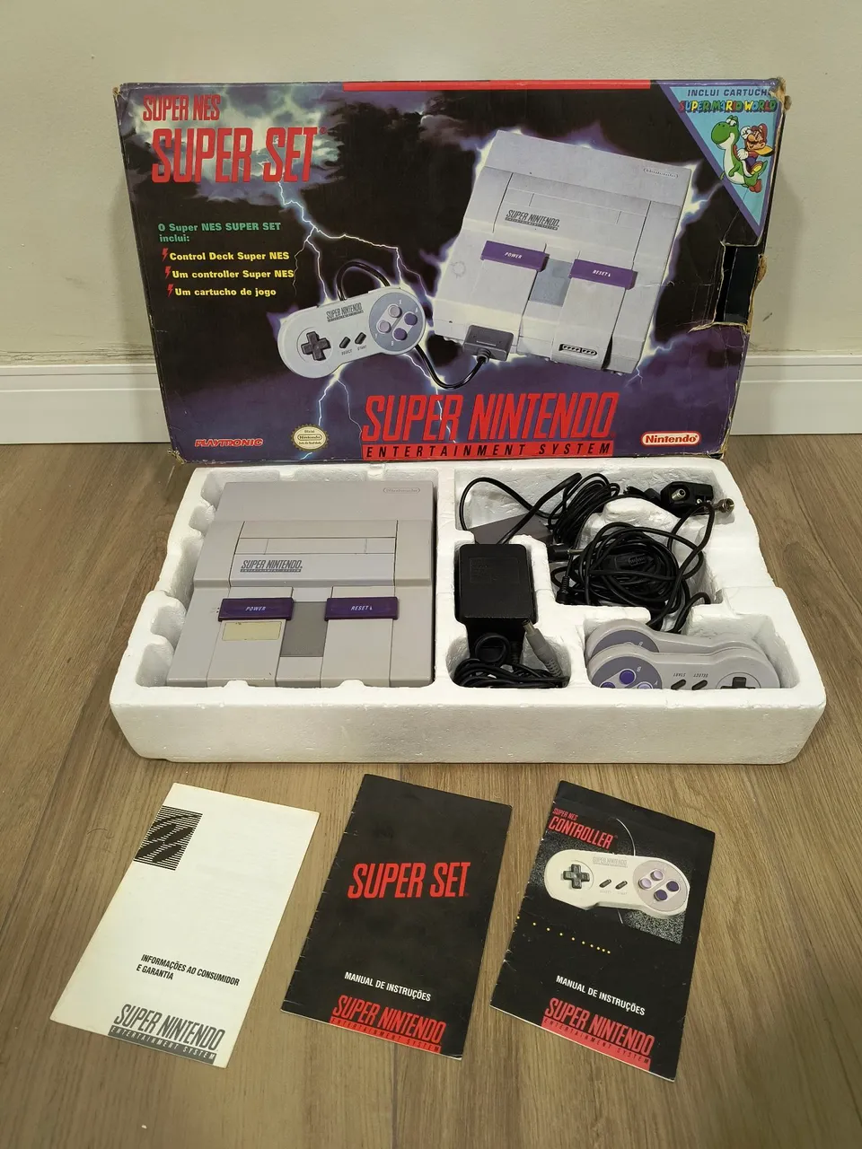 "super nintendo original" no Brasil