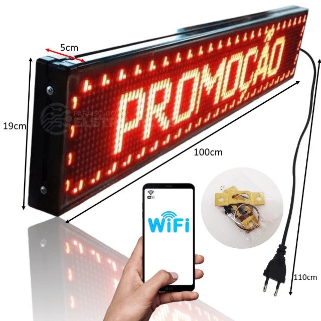 "letreiro digital led" no Brasil