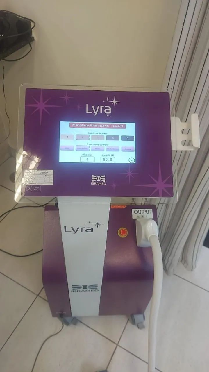 Aparelho de depilação a laser Lyra IBRAMED - Equipamentos Para Comércio ...